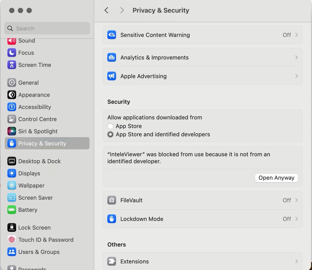 InteleViewer Install Instructions for Apple MacOS - PRP Diagnostic Imaging