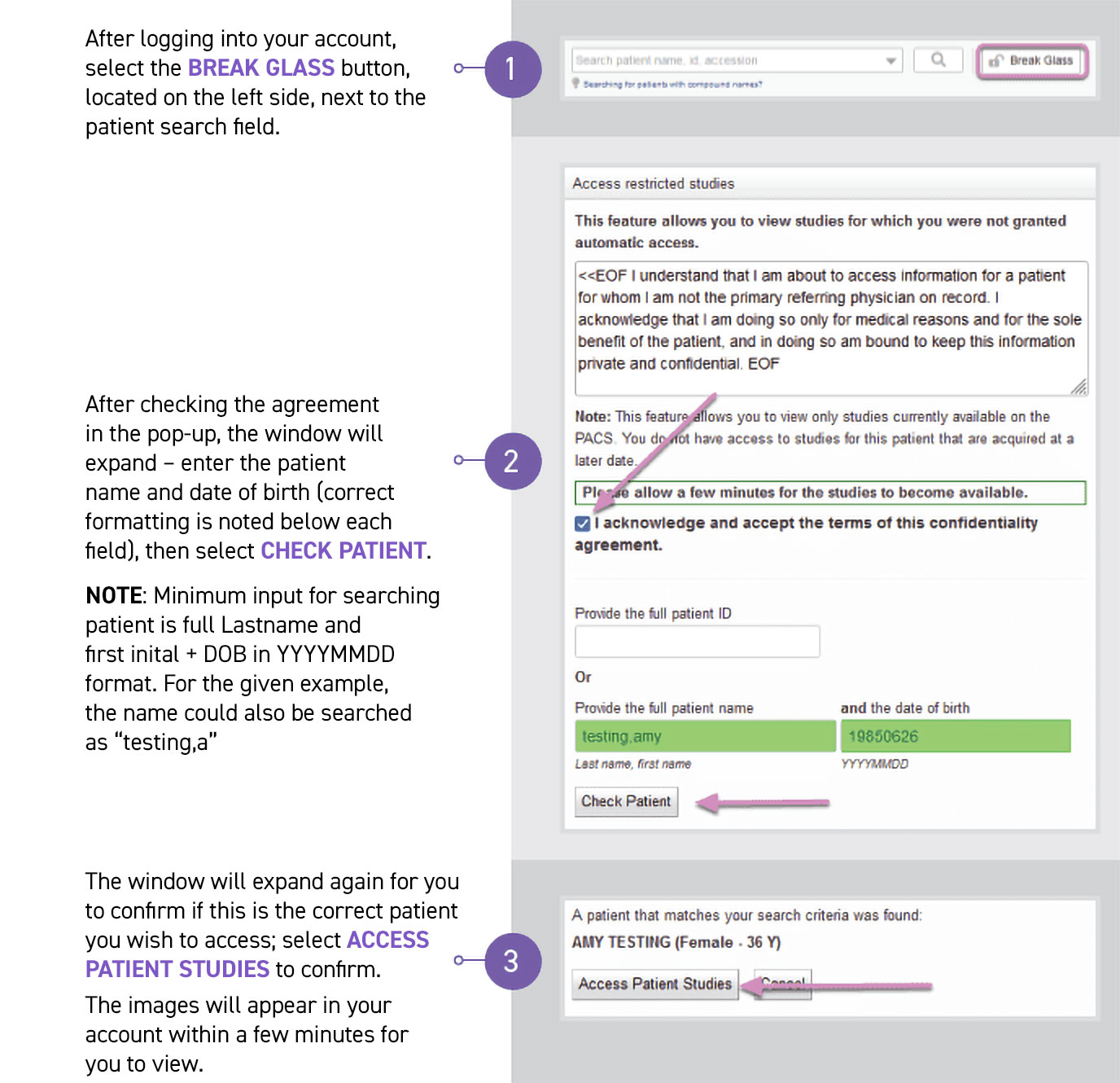 Inteleviewer Break Glass - PRP Diagnostic Imaging